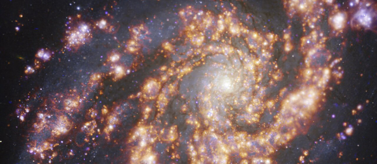 Galactic fireworks: stunning features of nearby galaxies revealed - Scimex