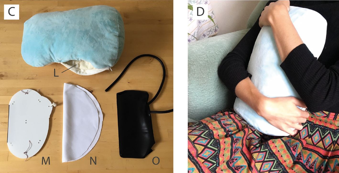 Cuddling a cushion that 'breathes' may help ease anxiety - Scimex